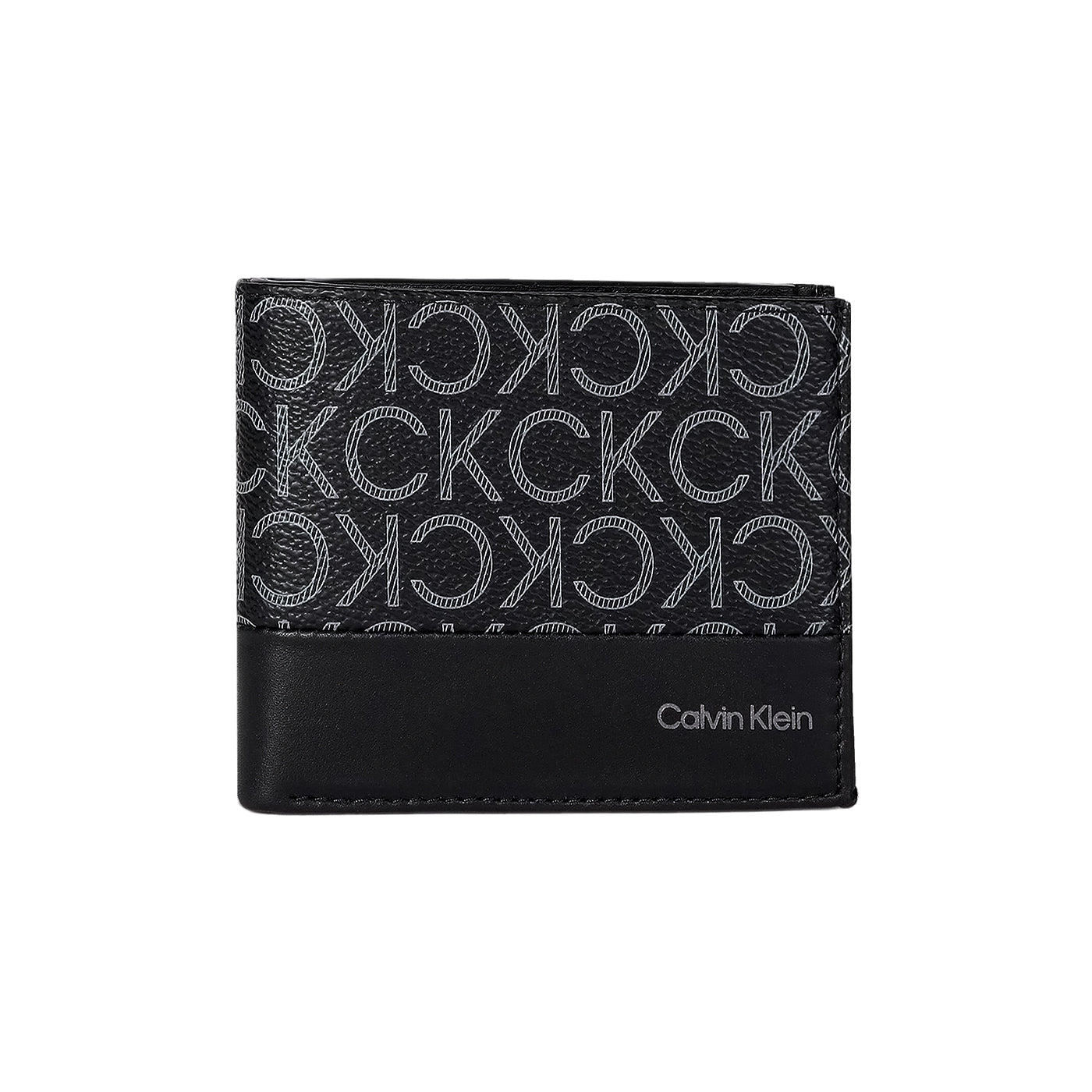 Men's Black Classic Mono Medium Bi-Fold Coin Wallet – Ki jewelry